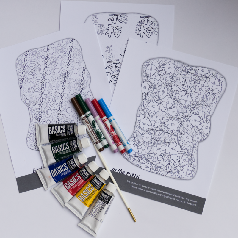 Set of 3 Paintable Colouring Books | Cheryl Ann Webster